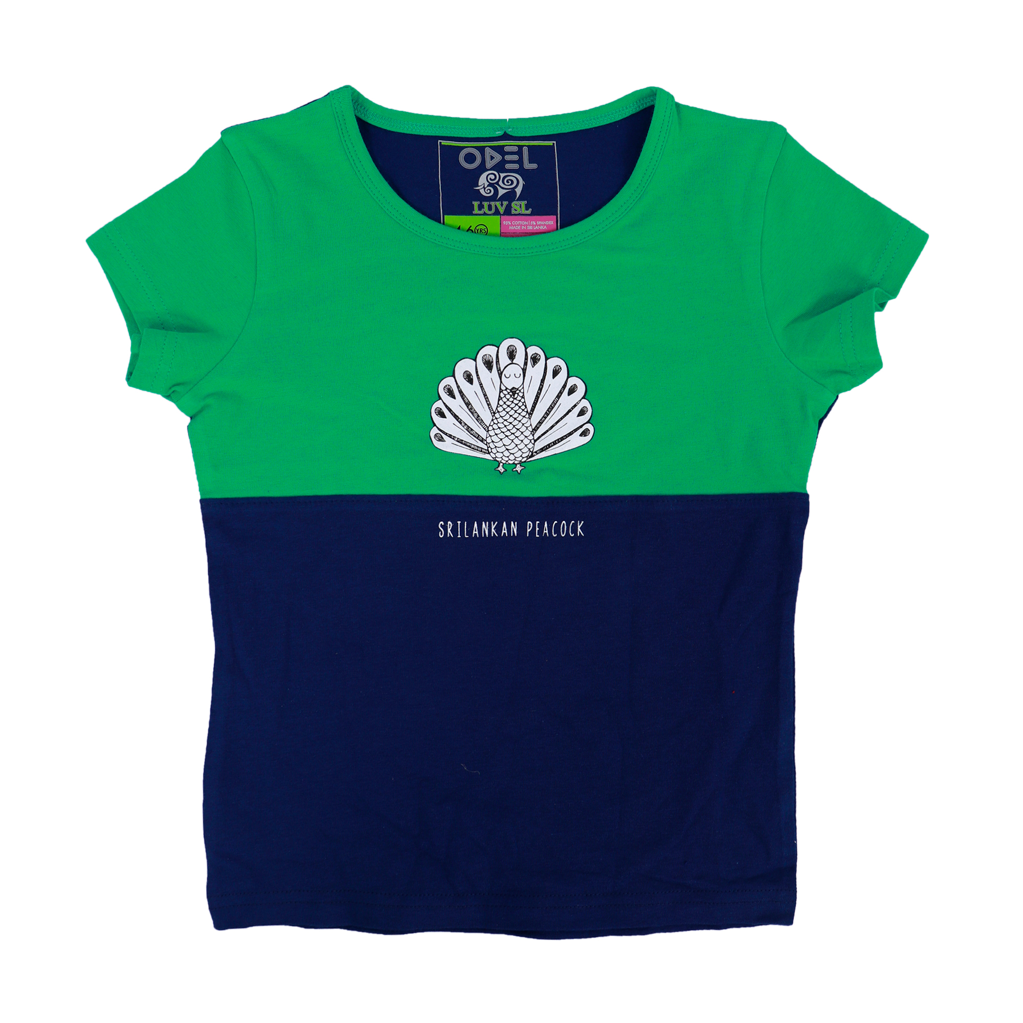 Peacock Print T Shirt Mysoftlogiclk